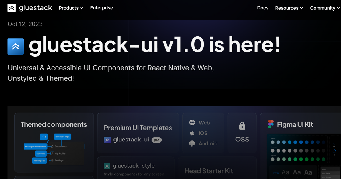 Gluestack-ui - Universal themed & unstyled components | Steemhunt